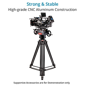 Proaim 100mm Camera Tripod Stand with Aluminum Spreader. Payload of up to 80kg / 176lb. (CST-100-01)