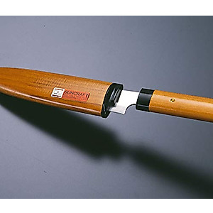 Seki Japan Professional Fruit Knife, Small Peeling Knife, Point Ended, 3.7-inch Stainless Steel Blade with Wooden Handle and Point Ended Sheath, for Kitchen and Outdoor