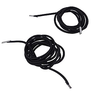 Garneck 8pcs Chair Replacement Cords, Deck Chair Rope, Deck Chair Accessories Chaise Longue Rope Chaise Elastic Rope Recliner Parts(Black)