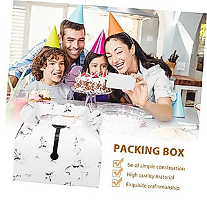 Laundry Soap Dispenser s 10pcs Boxes Baking Box Mini Cake Boxes Kraft Paper Candy Treat Boxes Cake Holders Dessert Paper White Birthday Cake Sandwich Container