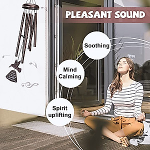 Sympathy Wind Chimes with Hummingbird Wind Spinner, Memorial Wind Chimes for Loss of Loved One Prime, Bereavement/Sympathy/Memorial Gift for Loss of Mother Father Husband Condolence Remembrance