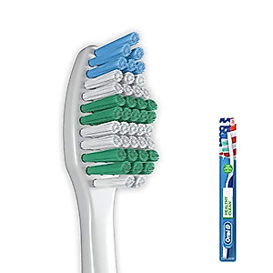 Oral-B Healthy Clean Toothbrush, Medium, Pack of 6