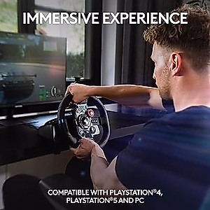 Logitech G29 Driving Force Racing Wheel + Floor Pedals + Astro A20 Gaming Headset Bundle - PS5/PS4/PC