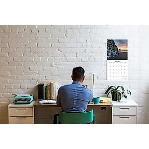 2024 Beaches Monthly Wall Calendar | 12" x 24" | Thick Sturdy Paper | Nature Landscapes Calendar 2024