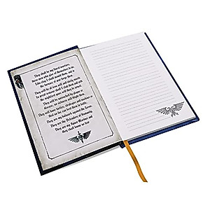 ABYSTYLE Warhammer 40K Ultramarines Hardcover Notebook 8.5" x 6" with 180 Lined Pages Office School Supplies Stationary Gift Office Product