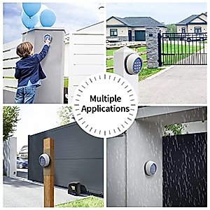 TOPENS TKP3 Wireless Keypad Keyless Entry Keypad Digital Code Panel Security Control for Automatic Swing Sliding Gate Opener Garage Door Opener, Remote Operator Accessory for Outdoor Use