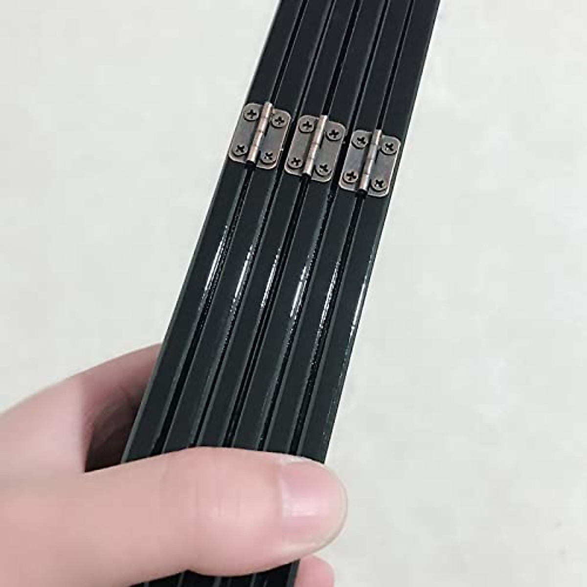 Bantlou Mini Folding Screen Small Chinese dividers Japanese Decor Folding Screen Desktop Asian Decoration Gift for Home Office New Year 18.5‘’×9.5’’(Bird and Flowers)