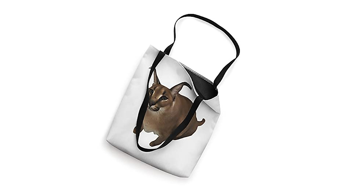 Big Floppa Meme Cat Tote Bag – Humorous & Durable Meme Accessory