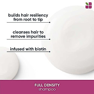 Biolage Full Density Thickening Shampoo & Conditioner Bundle | For Fuller & Thicker Hair | With Biotin | For Thin & Fine Hair | Paraben & Silicone Free | Vegan