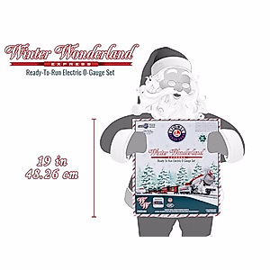 Lionel Winter Wonderland LionChief 5.0 Electric O Gauge Train Set with Bluetooth & Remote One Color