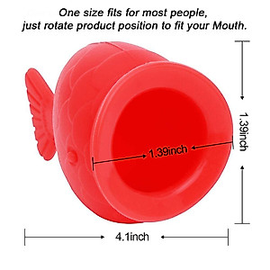 MonLiya Lips Enhancer Plumper Device Lips Silicone Fish Shape Natural Pout Mouth Tool Sexy Lip Mouth