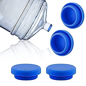 5 Gallon Water Jug Cap - 4PCS Silicone Leak and Spill Resistant Replacement Caps Plug - Reusable Silicone Replacement Bottle Caps - No Spill 5 Gallon Water Jug Cap - Anti Splash Caps for Water Bottle