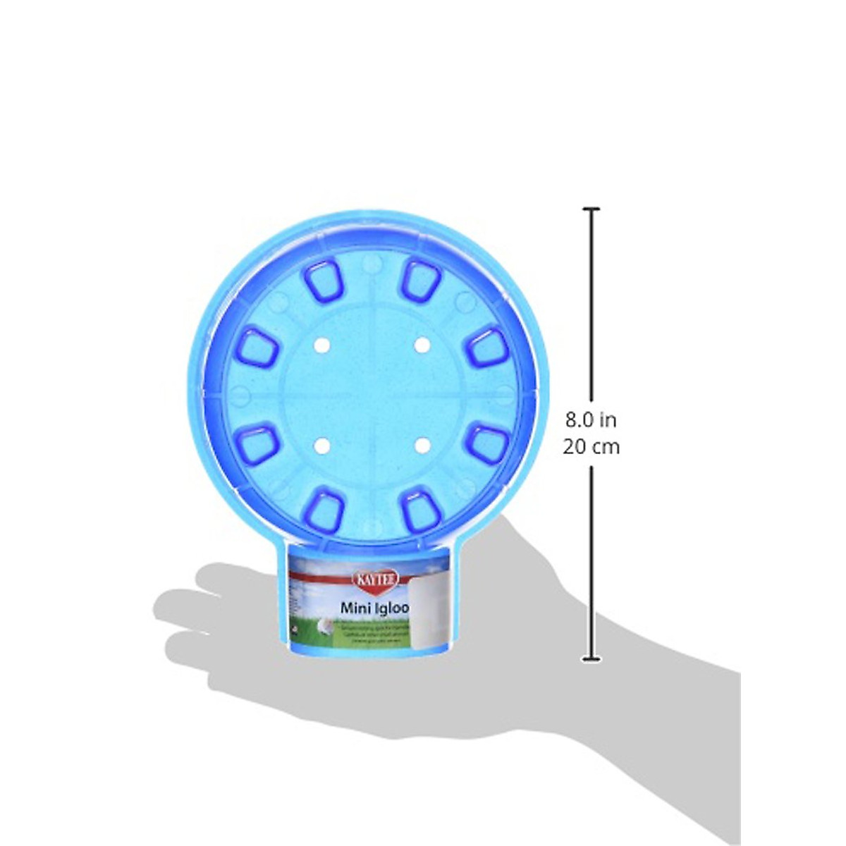 Kaytee Igloo Habitat Hideout For Pet Hamsters, Gerbils, Rats, and Other Small Animals, Mini