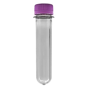 EISCO Baby Soda Bottle with Cap, 25mL - PET Plastic Test Tube Labs