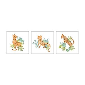 WallPops WPFA3768 King of The Jungle Wall Decal, Orange