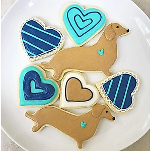 Dachshund/Weiner Dog 5 Inch Cookie Cutter from The Cookie Cutter Shop – Tin Plated Steel Cookie Cutter