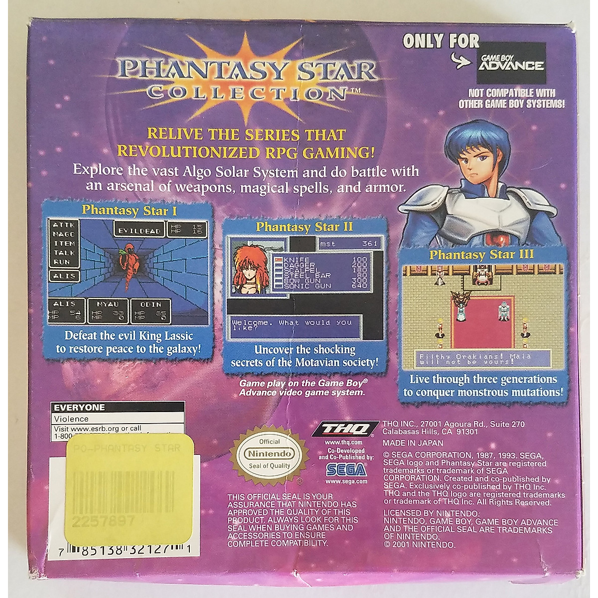 Phantasy Star Collection - Game Boy Advance