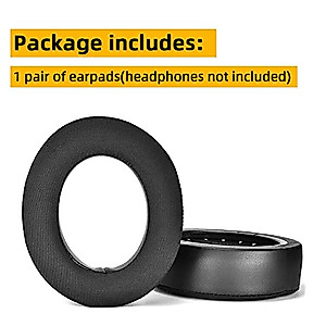 Rummyluck Cooling Gel Ear Cushions Earpads for Corsair HS70 Pro/HS60 Pro/HS50 Pro Wireless Gaming Headset, Black Protein Leather Memory Foam Replacement HS70 Ear Pads Cups Covers