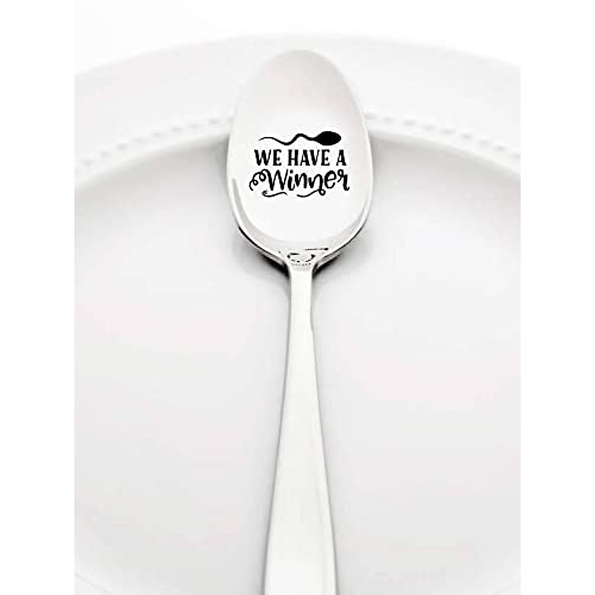 We have a winner You're Going To Be A Daddy Spoon Pregnancy Reveal Spoon Fun Announcement Ideas Husband Gift Idea Engraved Stainless Steel Spoon for New Dad
