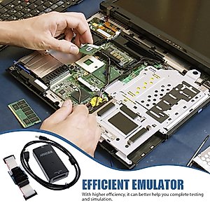 Scicalife USB JTAG Emulator Debugger Programmer V9 ARM Emulator High-Speed Download Black Adapter Board