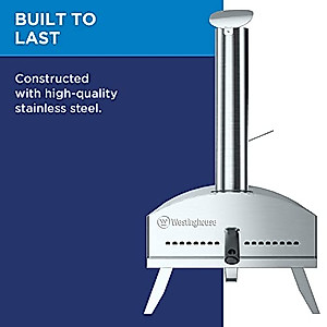 Westinghouse Wood Pellet Artisan Outdoor Pizza Oven -Stainless Steel Portable Pizza Ovens,Wooden Pellet
