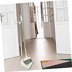 Gogogmee 1 Set Office Broom Broom for Home Plastic Heavy Duty Broom The Pet Supple Broom Metal