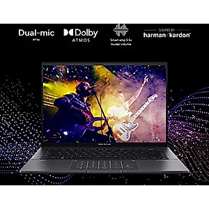 Asus ZenBook 14 OLED UM3402 14/inch QHD+ Touchscreen(AMD Ryzen 7-5825U,16GB RAM,512GB SSD,8-Core(Beat i7-1165G7))Business Laptop,Backlit,Fingerprint,19-Hr Battery,IST SD Card,Win 11 Home - 2023 Black