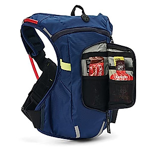 USWE Moto Hydro 4L Hydration Pack with 2.0L/ 70oz Water Bladder, a High End, Bounce Free Backpack for Enduro and Off-Road Motorcycle, Black Blue