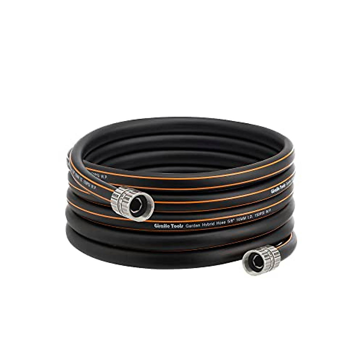 Giraffe Tools Leader Hose 10 ft, 5/8" Rubber Water Hose with Custom Length, Heavy Duty, No Kink, Flexible Garden Hose with Female to Female Fittings for Garden & Yard