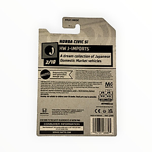 Hot Wheels HXP84 Basic Car Honda Civic Si [3 Years Old and Up]