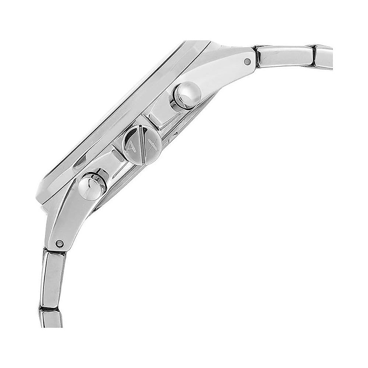 A｜X ARMANI EXCHANGE Men's Chronograph Stainless Steel Watch, Color: Silver/Black (Model: AX2600)