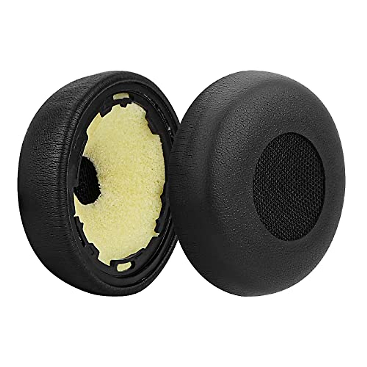 Geekria QuickFit Replacement Ear Pads for Jabra Evolve 75 UC, Evolve 75, Evolve 75+, Evolve 75 MS Headphones Ear Cushions, Headset Earpads, Ear Cups Cover Repair Parts (Black)
