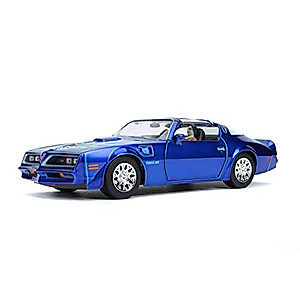 Jada Toys Hollywood Rides It Chapter Two Pennywise & Henry Bower's Pontiac Firebird, 1: 24 Blue Die-Cast Vehicle with 2.75" Die-Cast Figure