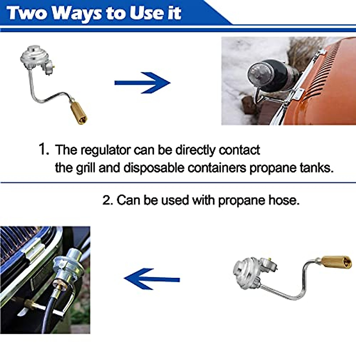 GTVICKY 5010000743 Gas Regulator Replacement Parts Compatible with Coleman Regulator Assembly C001, 1LB Grill Regulator Replacement Compatible with Coleman Roadtrip LEX, LXX Series Portable Grill