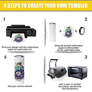 CHLJAR 10 Pack Sublimation Tumblers, 20oz Straight Skinny Stainless Steel Insulated Sublimation Tumbler Blank with Individual Boxed and Bottom Rubbers