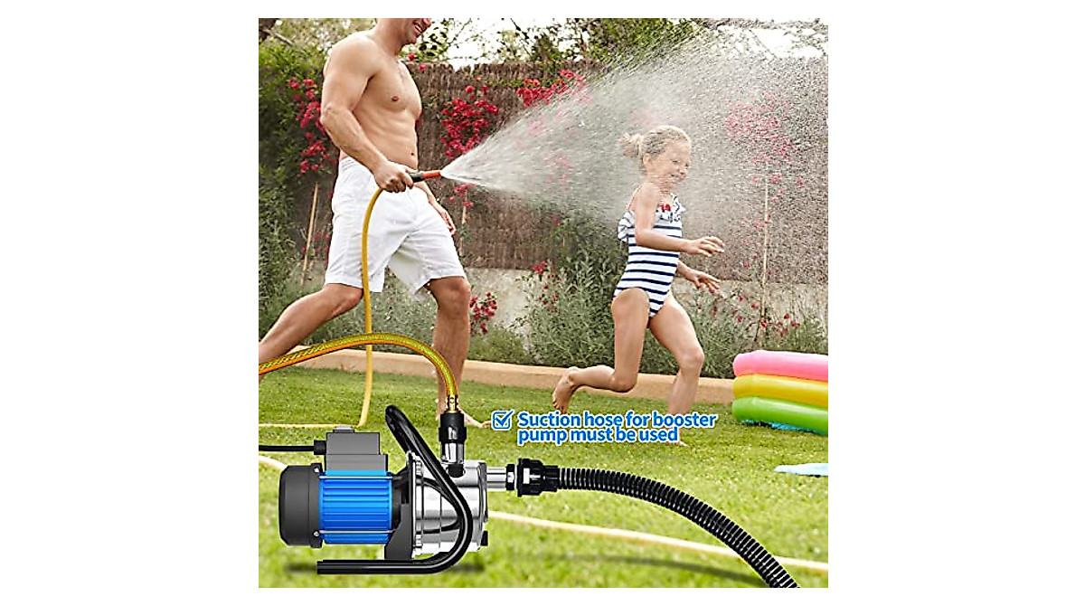BOSEN 1.6HP Portable Well Pump for Garden Irrigation