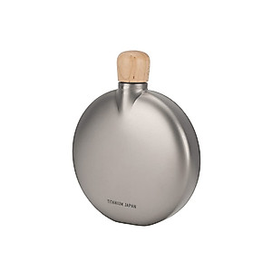 Snow Peak 5.0 Ounce Titanium Flask