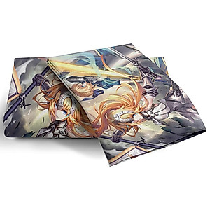 AKARDO Fate Grail War Anime Duvet Cover Soft 3D Printed Bedding Set with Comforter Cover 3 Piece Set Includes 2 Pillowcases and 1 Duvet Cover Machine Washable (08,Full (79"x90"))