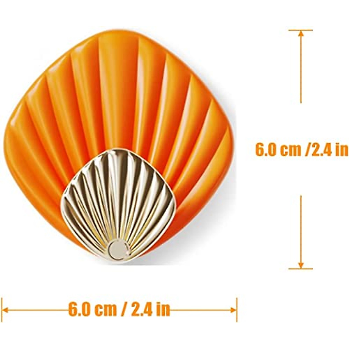 4pcs Decorative Hanging Hooks Seashell Wall Hooks Coat Key Towel Hooks Wall Hangers Beach Nautical Home Decoration Ornaments