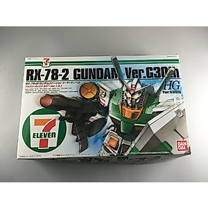 BANDAI 7-11 Exclusive HG 1/144 RX-78-2 Gundam G30th 7-11 Color Version (Japan Import)