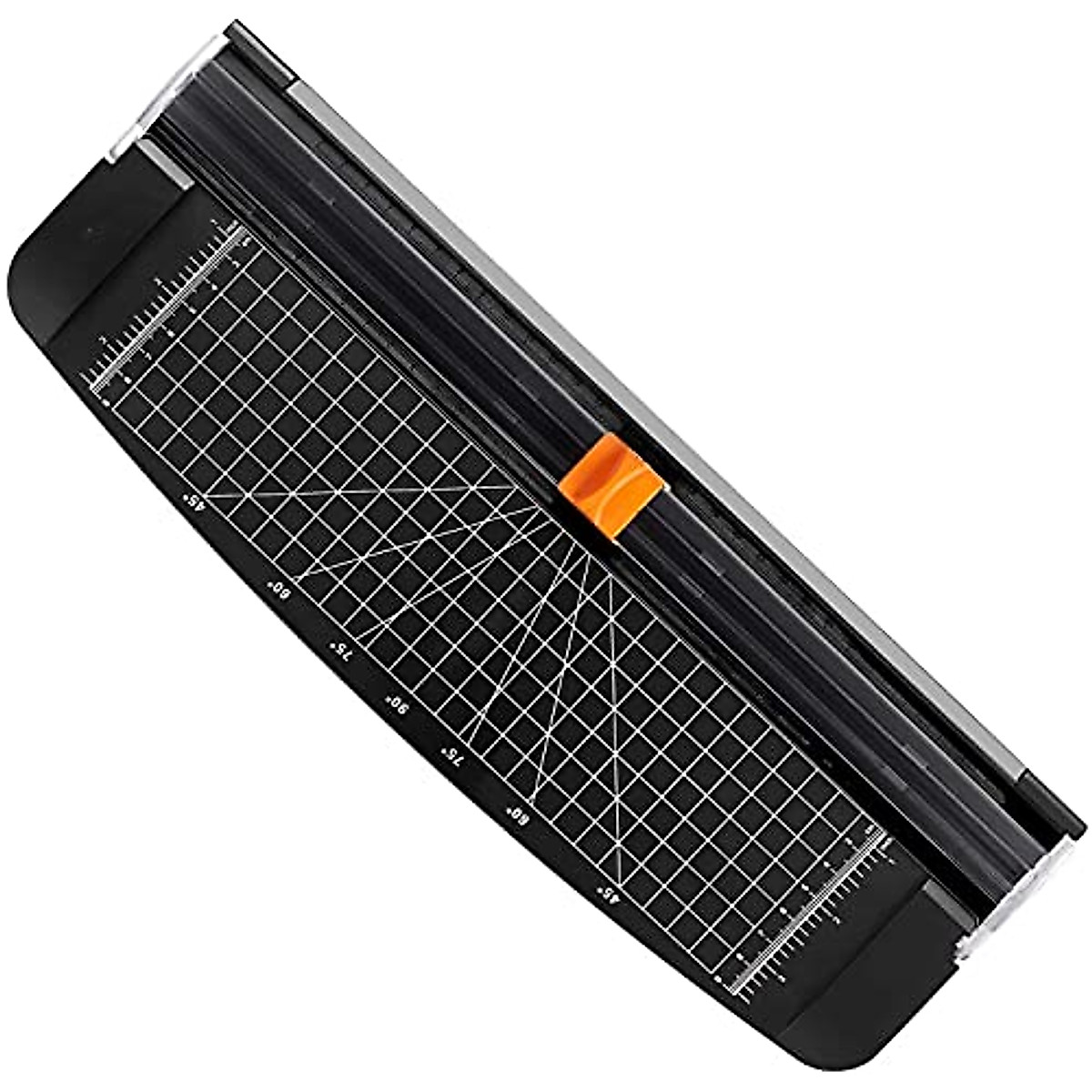 A4 Paper Cutter，Paper Trimmer Guillotine with Automatic Security Safeguard Scrapbooking Tool for Cutting Paper Photographs or Labels Office Home Manual, Black