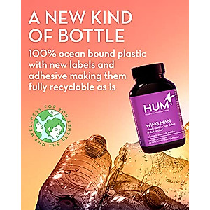 HUM Wing Man Daily Liver Detox Supplement - Milk Thistle Enhances Detoxification & Supports Regeneration + Dandelion Root & Artichoke Leaf Extract Promote Overall Liver Health (60 Vegan Capsules)