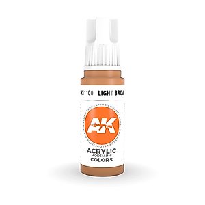 AK Interactive 3rd Gen Acrylic Light Brown 17ml
