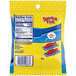 SWEDISH FISH Soft & Chewy Candy, 12 - 3.6 oz Bags