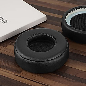 Geekria QuickFit Replacement Ear Pads for Monster Beats Pro Detox Headphones Ear Cushions, Headset Earpads, Ear Cups Repair Parts (Black)