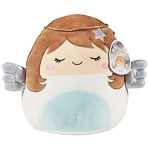 Squishmallows 12-Inch Nicky The Angel -Official Jazwares Plush - Collectible Soft & Squishy Heavenly Angel Stuffed Animal Toy - Add to Your Squad - Religious Gift for Kids, Girls & Boys