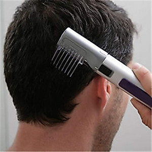 SCFBA Haircut Portable Hair Trimmer 3 in 1 Hair Trimmer Comb Handheld Hair Clipper Mistake Proof Do It Yourself Haircut Hair Beard Cutting Tool