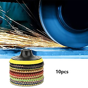 10Pcs Concrete Grinding Wheel Angle Grinder Concrete Grinder Grinding Wheel Concrete Sander Polishing Grinding Cup Wheel Diamond Grinding Wheel 100mm