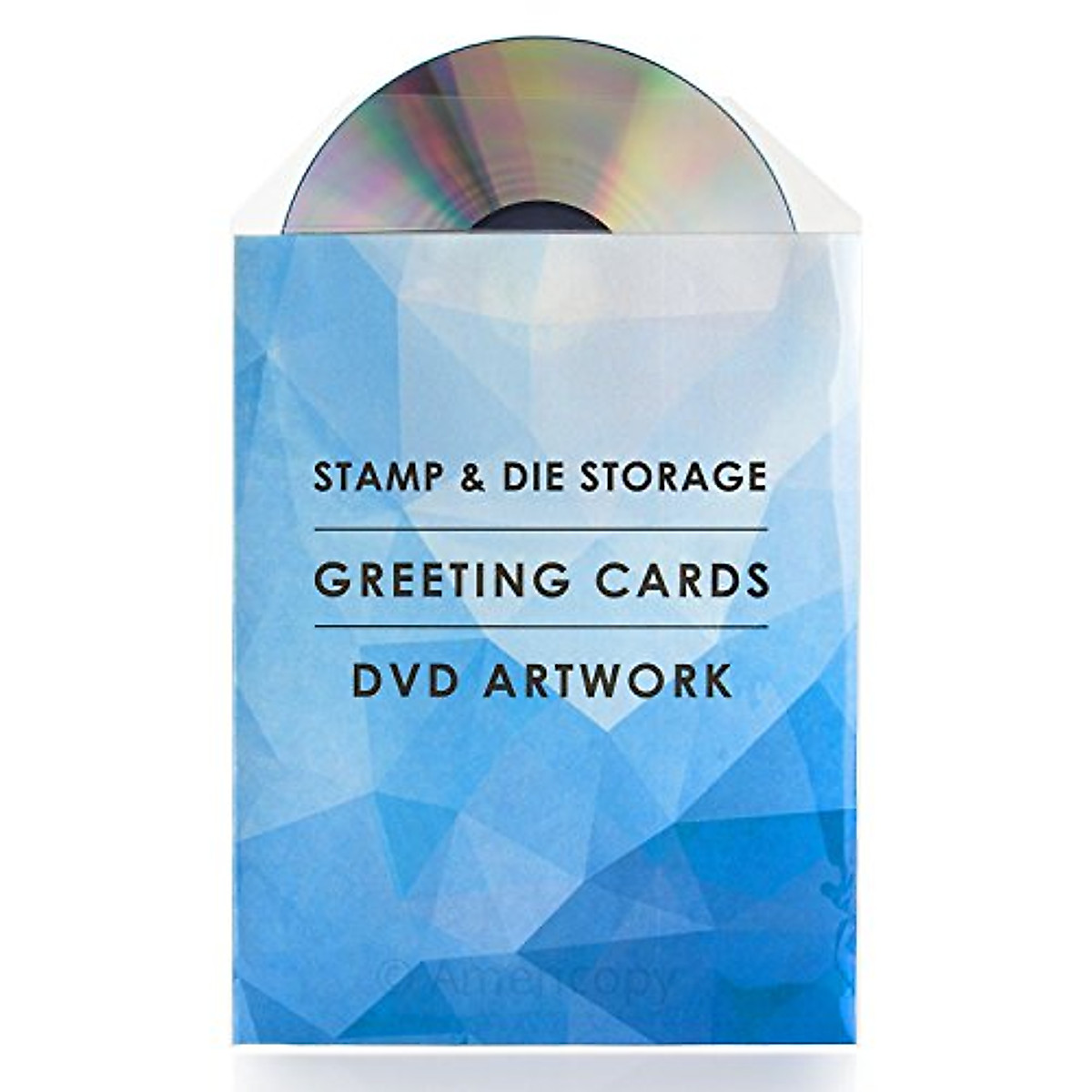 Americopy Clear CPP Die and Stamp Storage Pockets 5.75" x 7.25" - (100 Pieces)