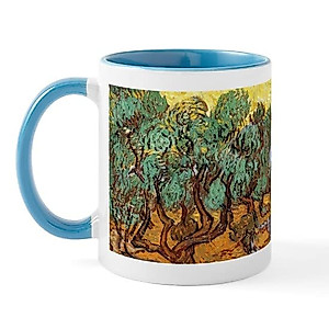 CafePress Van Gogh Olive Trees Wraparound Mug Ceramic Coffee Mug, Tea Cup 11 oz
